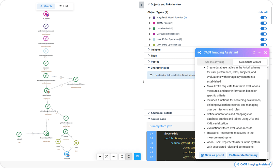 CAST Imaging - Capabilities