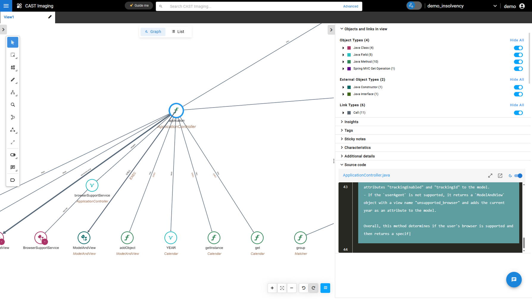 CAST Imaging - Capabilities