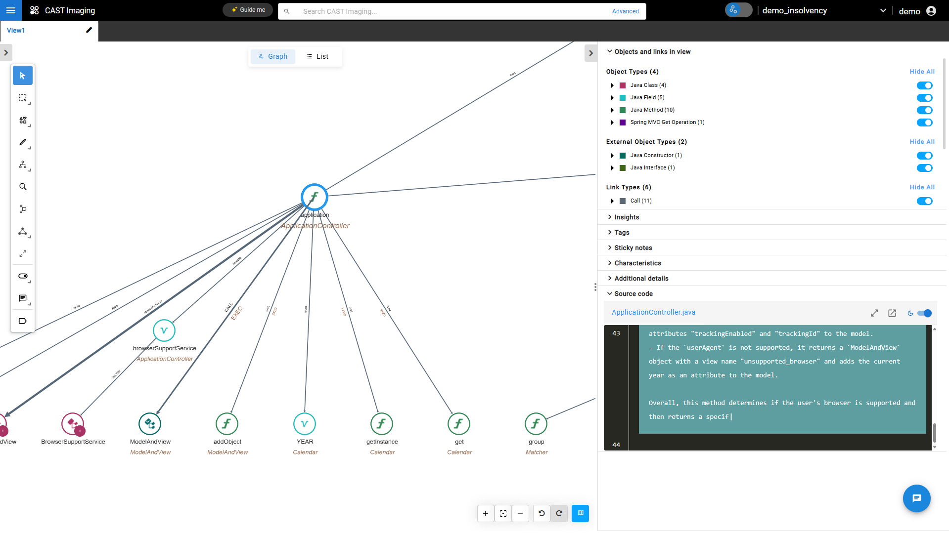 CAST Imaging - Capabilities
